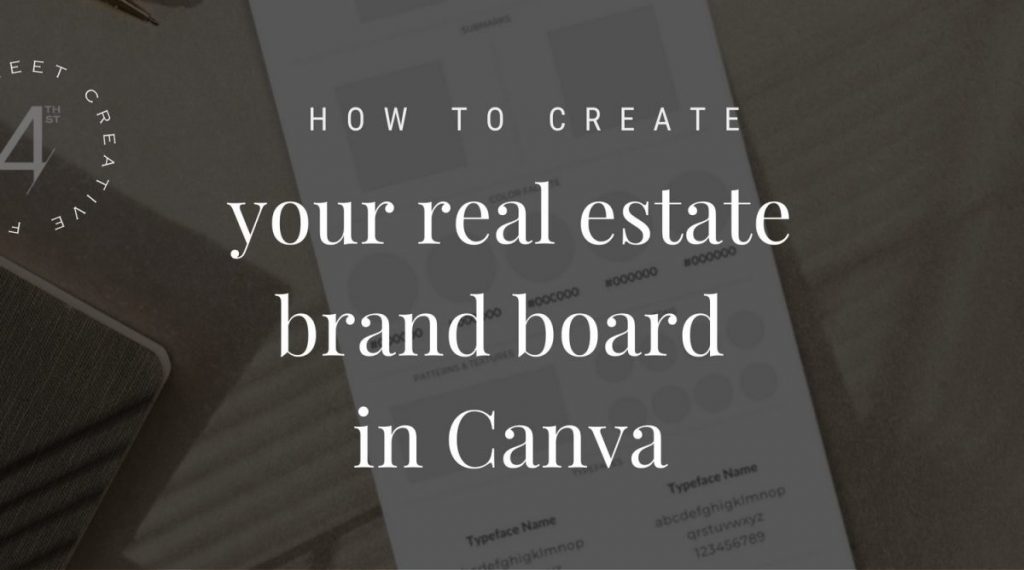 How to Create a Brand Board in Canva | FOURTH STREET CREATIVE