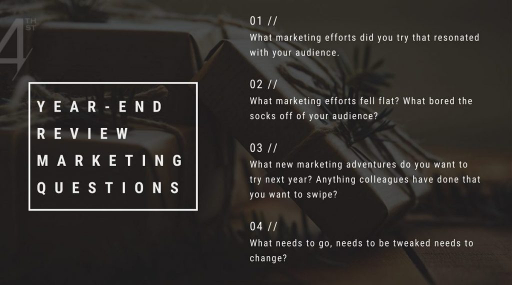 How to Do a Year-End Marketing Review | Melanie Grey Inc
