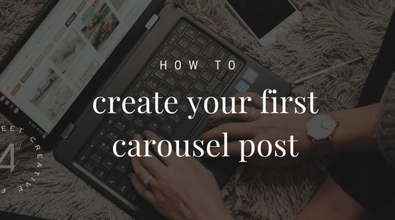 How to Create Your First Carousel Post | FOURTH STREET CREATIVE