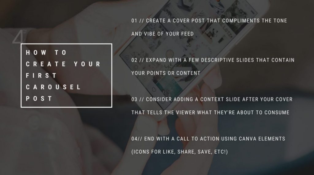 How to Create Your First Carousel Post | Melanie Grey Inc