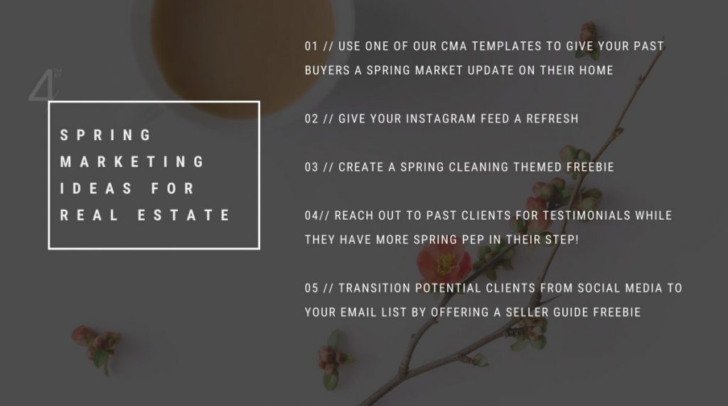 Spring Marketing Ideas for Realtors | Melanie Grey Inc